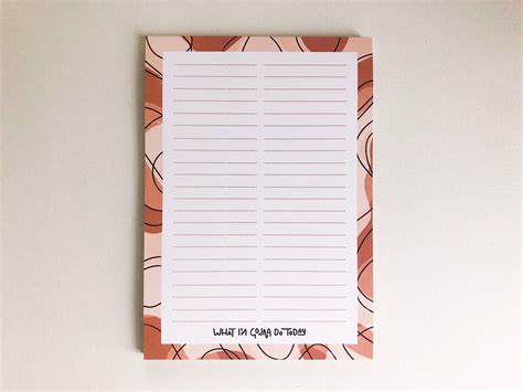 Small Notepad To Do List Notepad Handmade Notepad Etsy