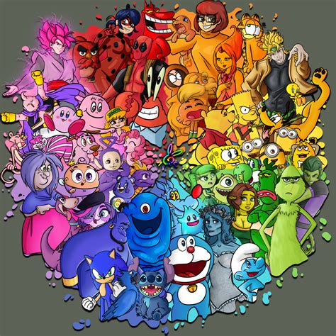 Cartoon People To Color