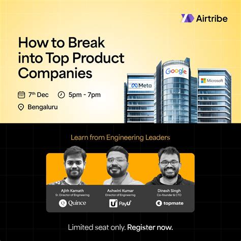 airtribe on linkedin airtribe techmixer engineering productcompanies