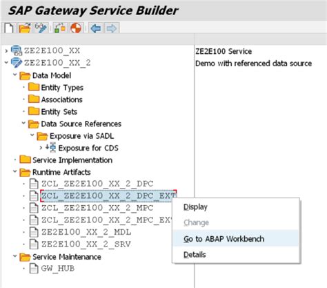 31 Odata Service Development With Sap Gateway Using Cds Via Referenced Data Sources How To