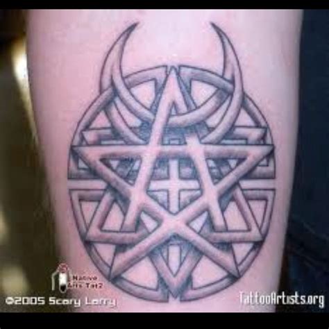 Disturbedlove This For A Tatt Upside Down Pentagram Tattoo