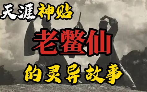 天涯神贴铁子们听说过老鳖仙吗UP也是第一次听说 阿鹿诡话 阿鹿诡话 哔哩哔哩视频