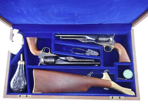 Commemorative Pair Of Colts Model 1860 Army Gen 2 Us Calvary
