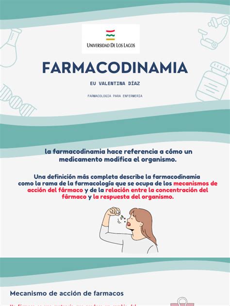 Clase Farmacodinamia Pdf Receptor Bioquímica Medicamentos Con