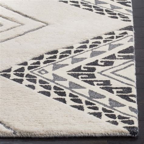Safavieh Casablanca Shag 301 Ivorygrey Area Rug Incredible Rugs And