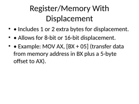 Microprocessor Instruction Format Of 8086 Pptx Data Storage And Warehousing Computing
