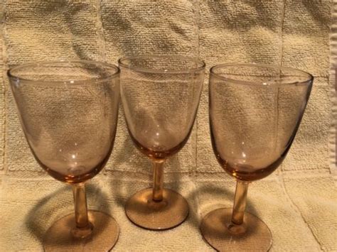 Vintage Pink Depression Glasscordials 6 Antique Price Guide