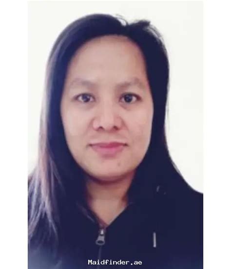 Melanie R Filipino Live In Housemaid In Dubai Filipino Maid 4 Years