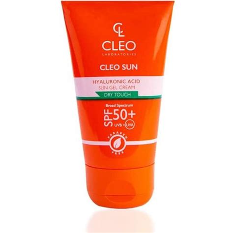 Cleo Sunscreen Gel Cream Rich In Hyaluronic Acid Spf 50 50 Ml Best