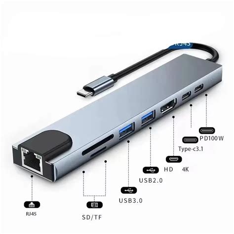 In Type C Adapter Hub Dock Pd Station Sokogala E Commerce
