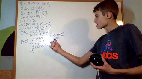 Measure Theory Sigma Algebras And The Borel Sigma Algebra Youtube