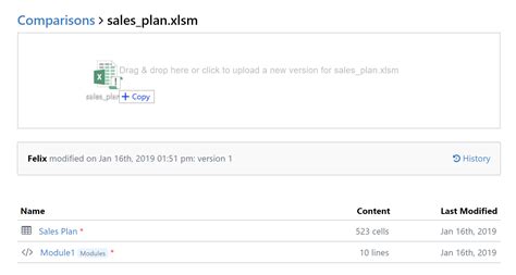 Xltrail Version Control For Excel Spreadsheets Compare 2 Excel
