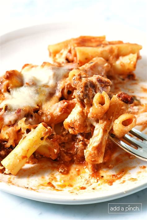 Easy Baked Ziti Recipe Add A Pinch