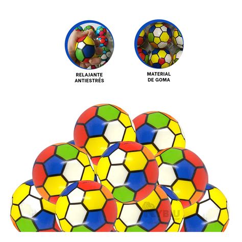 Ripley KIT DE PELOTAS PARA ANTIESTRES CON 12 UNIDADES FUTBOL COLORES