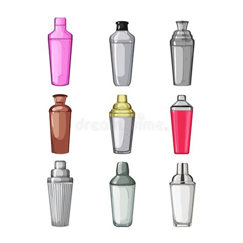 Metal Cocktail Shaker Game Pixel Art Vector Illustration Stock Vector