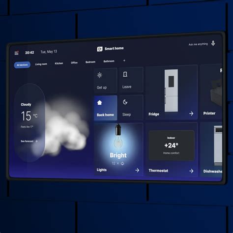 Qt Smart Home 演示 联网智能家电