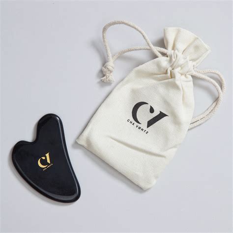 Obsidian Gua Sha Massage Tool Black Obsidian Gua Sha Stone Green People