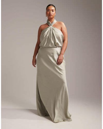 Asos Halter Neck Dresses For Women Lyst
