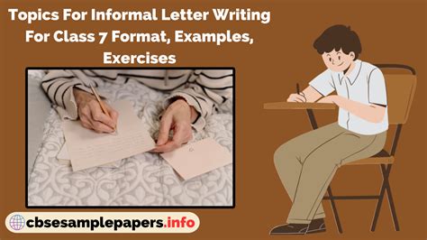 Topics For Informal Letter Writing For Class Format Examples Exercises CBSE Sample Papers
