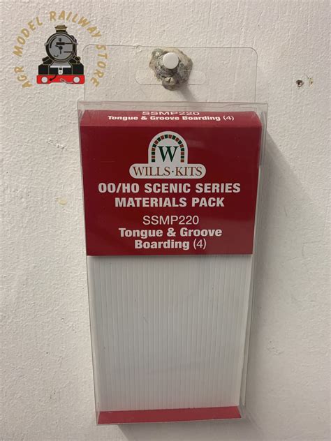 Wills Ssmp220 Tongue And Groove Board 4 Sheets Oo Gauge Agr Model