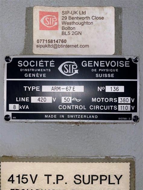 Sip Hydroptic 6a Jig Boring Machine Gd Machinery Gd Machinery