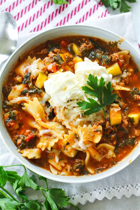 Lasagna Soup 3 Zen And Spice