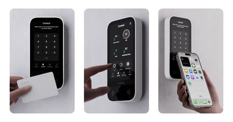 Keypad Touchscreen Release Elevating Ajax System Management Ajax