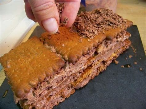 Cuisine en folie Gâteau de Petits Bruns et mousse au chocolat