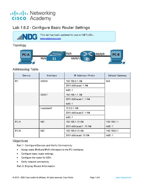 Lab 428 Configure Router On A Stick Inter Vlan Routing Topology Addressing Table Device