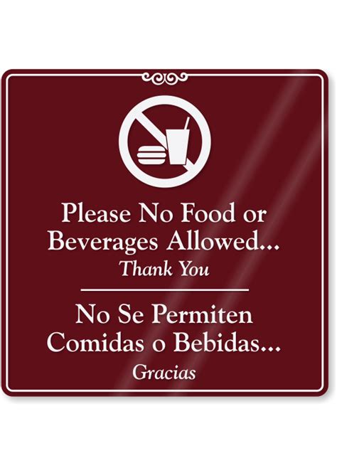 No Food Allowed Signs Clipart Best Red Prohibition Food Sign Vector