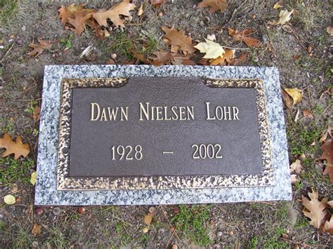 Dawn Alwilda Nielsen Lohr 1928 2002 Find A Grave Memorial