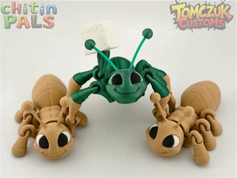 Chitin Pals Magnetic Ant Free 3d Print Model Makerworld