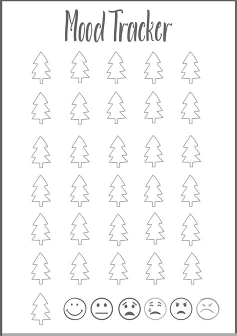 Free Printable Mood Trackers For Your Bullet Journal Rad Planner