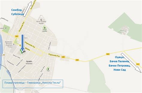 Локације дворана за увећање клик на мапу Апатин Гимназија Никола Тесла