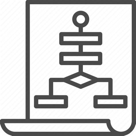 Structure Flowchart Paper Document Data Sheet Icon Download On