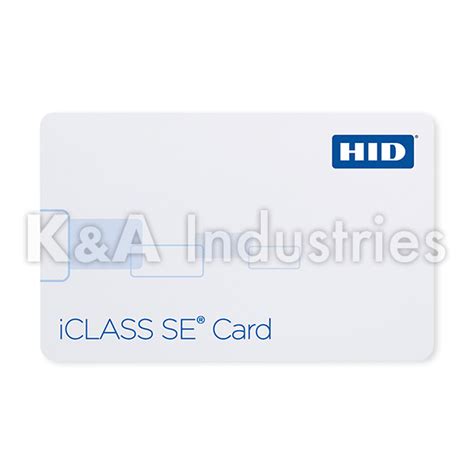 Hid® Iclass Se® Card Ka Industries Inc