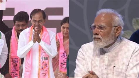 KCR Skips Welcoming PM Modi At Airport For Third Time Triggers BJP TRS War Latest News India