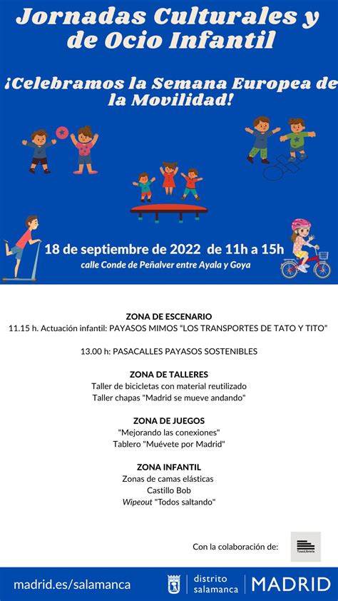 El Distrito De Salamanca Celebra La Semana Europea De La Movilidad