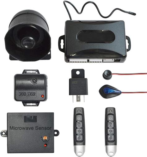 Amazon Com EASYGUARD EC Way Car Alarm System With LCD Pager Display Ultrasonic Sensor