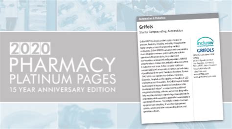 Rxinsider Sterile Compounding Automation Grifols