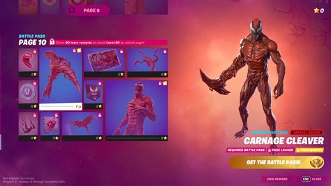 The Entire Battle Pass For Fortnite Season 8 Consecutively All Levels