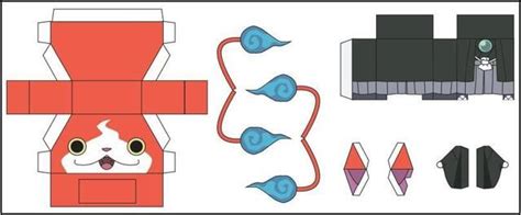 7simple Youkai Watch Papercraft Template Us Nco 2007
