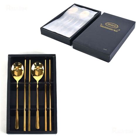 선물용 실용적인 N609ac02d9 2인 티타늄 고급 수저세트 8호 골드 홈플러스 택배배송