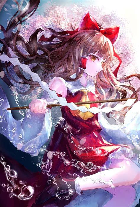 Hakurei Reimu Touhou Drawn By Suzushina Danbooru