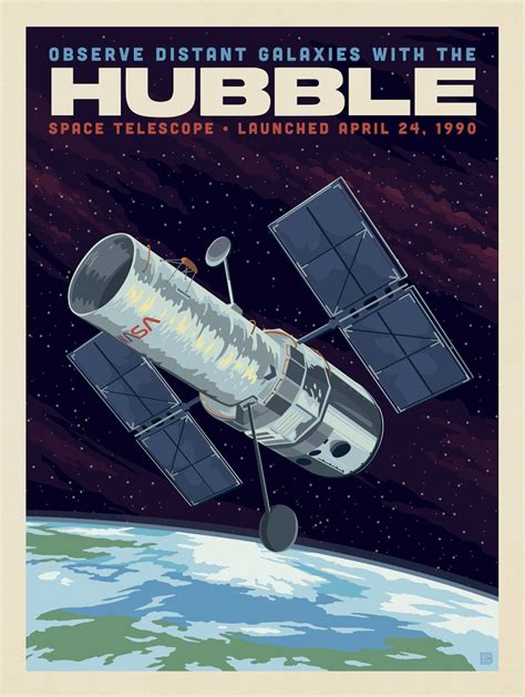 Magazine Cover Hubble Telescope