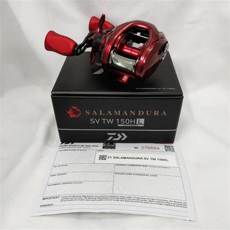 REEL, DAIWA SALAMANDURA SV TW BAITCASTING 2021 - 1StopFishing