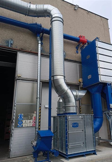 Spark Separator In Front Of The Filter Unit Gandg Filtration