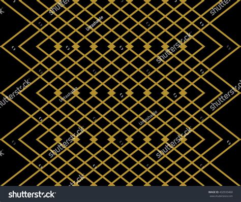 Stripes Zig Zag Aztec Pattern Wallpaper Stock Vector Royalty Free 432933460 Shutterstock