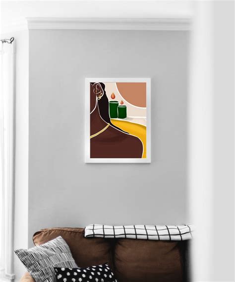 Set Of 2 Melanin Black Woman Wall Art Black Girl Magic Print Etsy