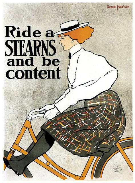 Stearns Bicycle Vintage Poster Digital Art By Dandi Studio Fine Art